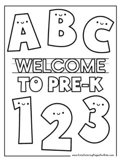 25 Back to School Coloring Pages (Free Printables) - Cute Coloring ...