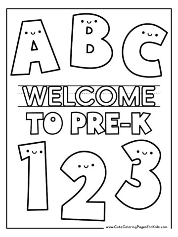 25 Back to School Coloring Pages (Free Printables) - Cute Coloring ...