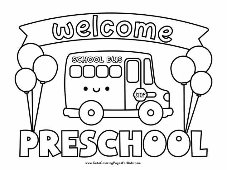 25 Back to School Coloring Pages (Free Printables) - Cute Coloring ...