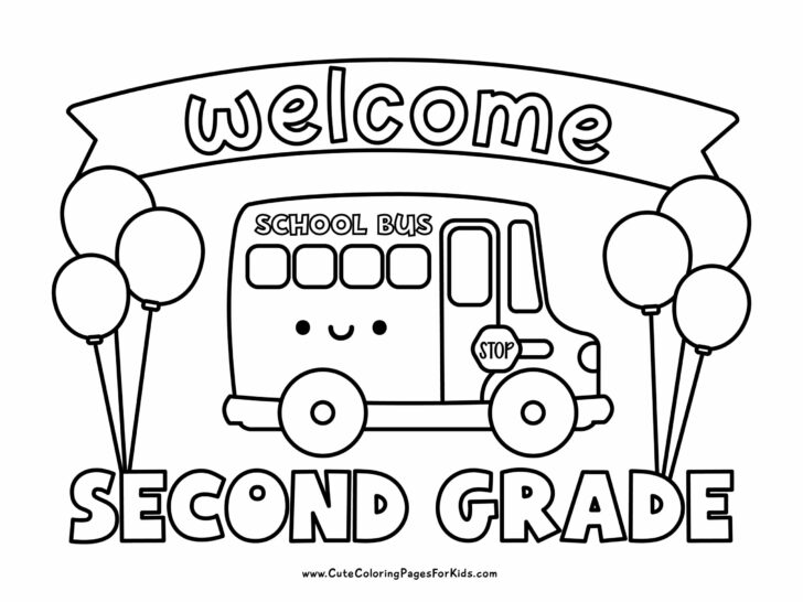 25 Back to School Coloring Pages (Free Printables) - Cute Coloring ...