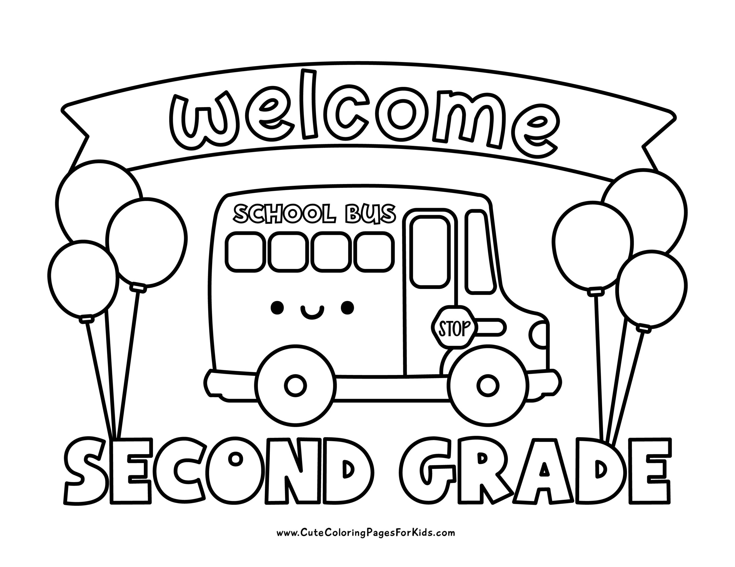 25 Back to School Coloring Pages (Free Printables) - Cute Coloring ...