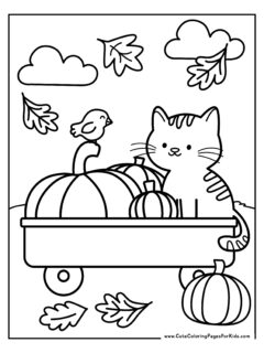16 Fall Coloring Pages (Free Printable PDF Downloads) - Cute Coloring ...