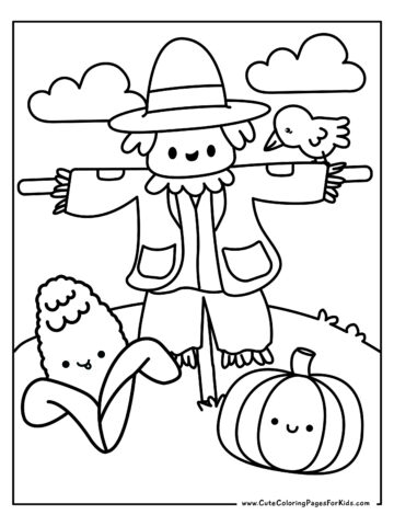 16 Fall Coloring Pages (Free Printable PDF Downloads) - Cute Coloring ...