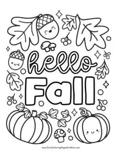 September Coloring Pages - Cute Coloring Pages For Kids
