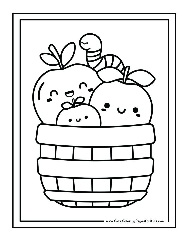 Free Printable Coloring Pages for Kids – Cute & Easy Designs - Cute ...