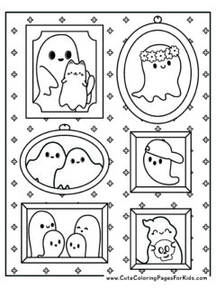 7 Cute Ghost Coloring Pages (Free Printable PDFs) - Cute Coloring Pages ...