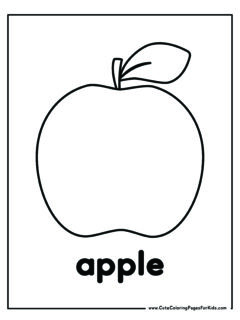 Apple Coloring Pages (Free Printables) - Cute Coloring Pages For Kids
