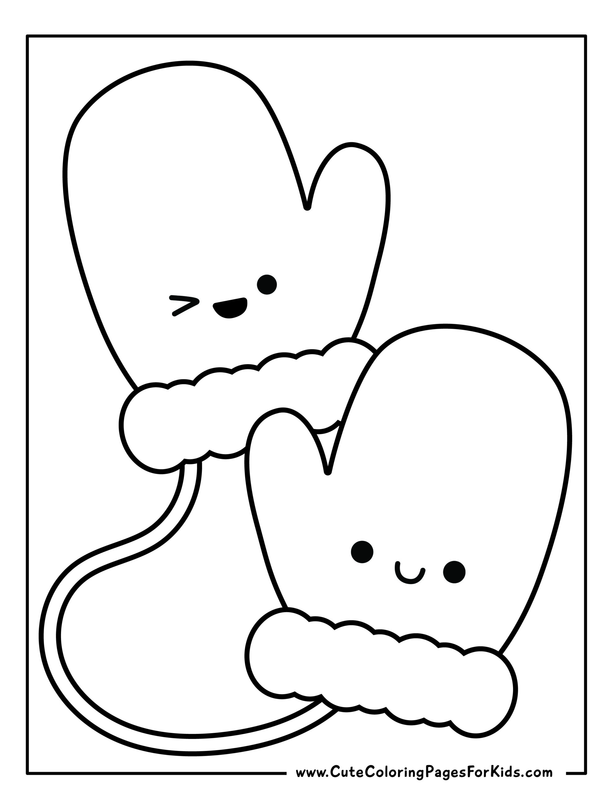 Winter Coloring Pages (Free Printable PDF Downloads) - Cute Coloring ...