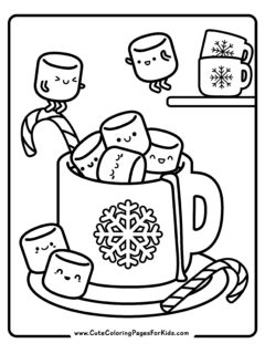 Winter Coloring Pages (Free Printable PDF Downloads) - Cute Coloring ...