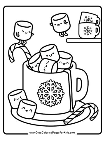 Winter Coloring Pages (Free Printable PDF Downloads) - Cute Coloring ...
