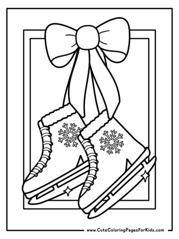 Winter Coloring Pages (Free Printable PDF Downloads) - Cute Coloring ...