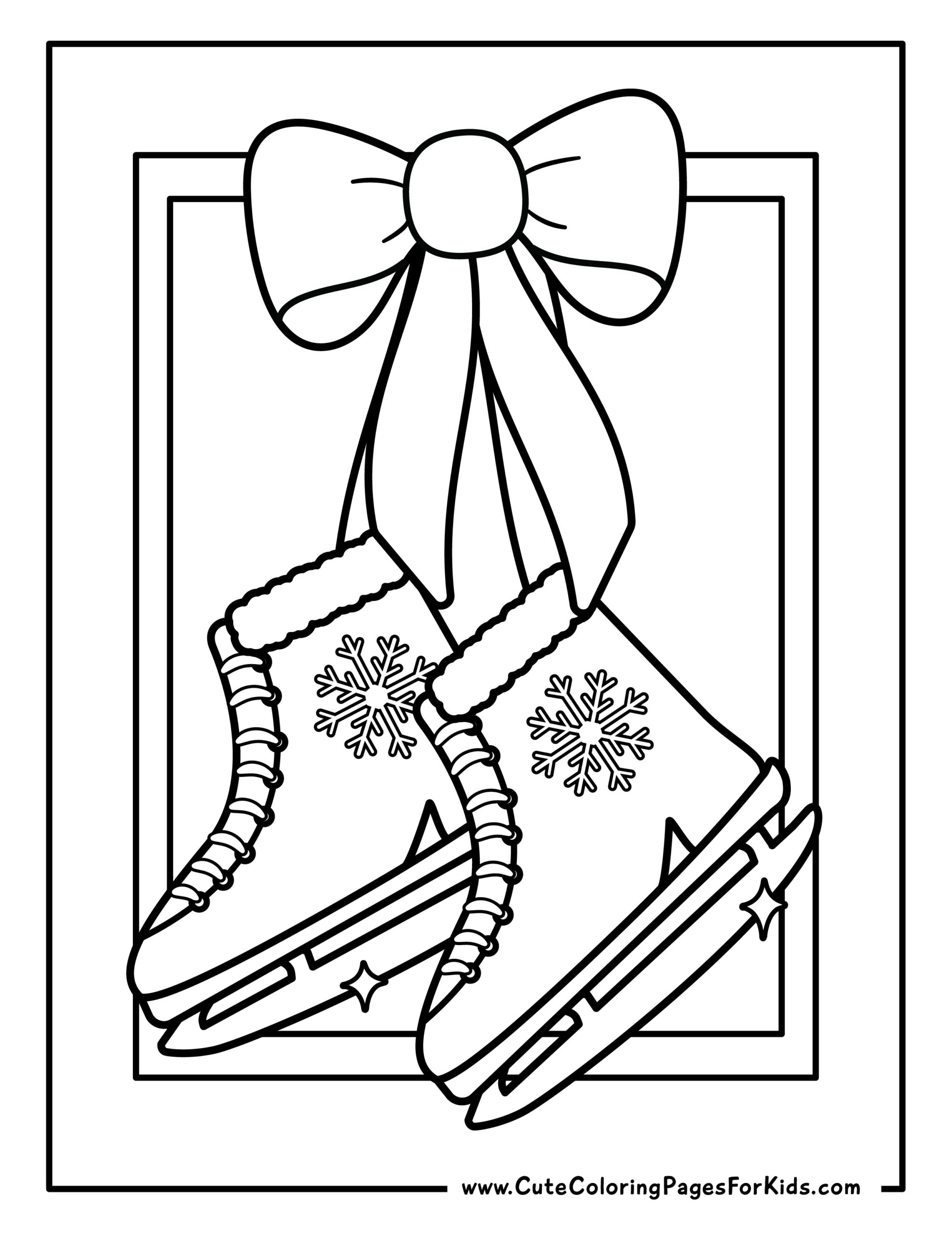 Winter Coloring Pages (Free Printable PDF Downloads) - Cute Coloring ...