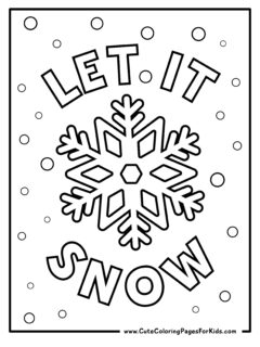 Winter Coloring Pages (Free Printable PDF Downloads) - Cute Coloring ...