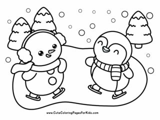 Winter Coloring Pages (Free Printable PDF Downloads) - Cute Coloring ...