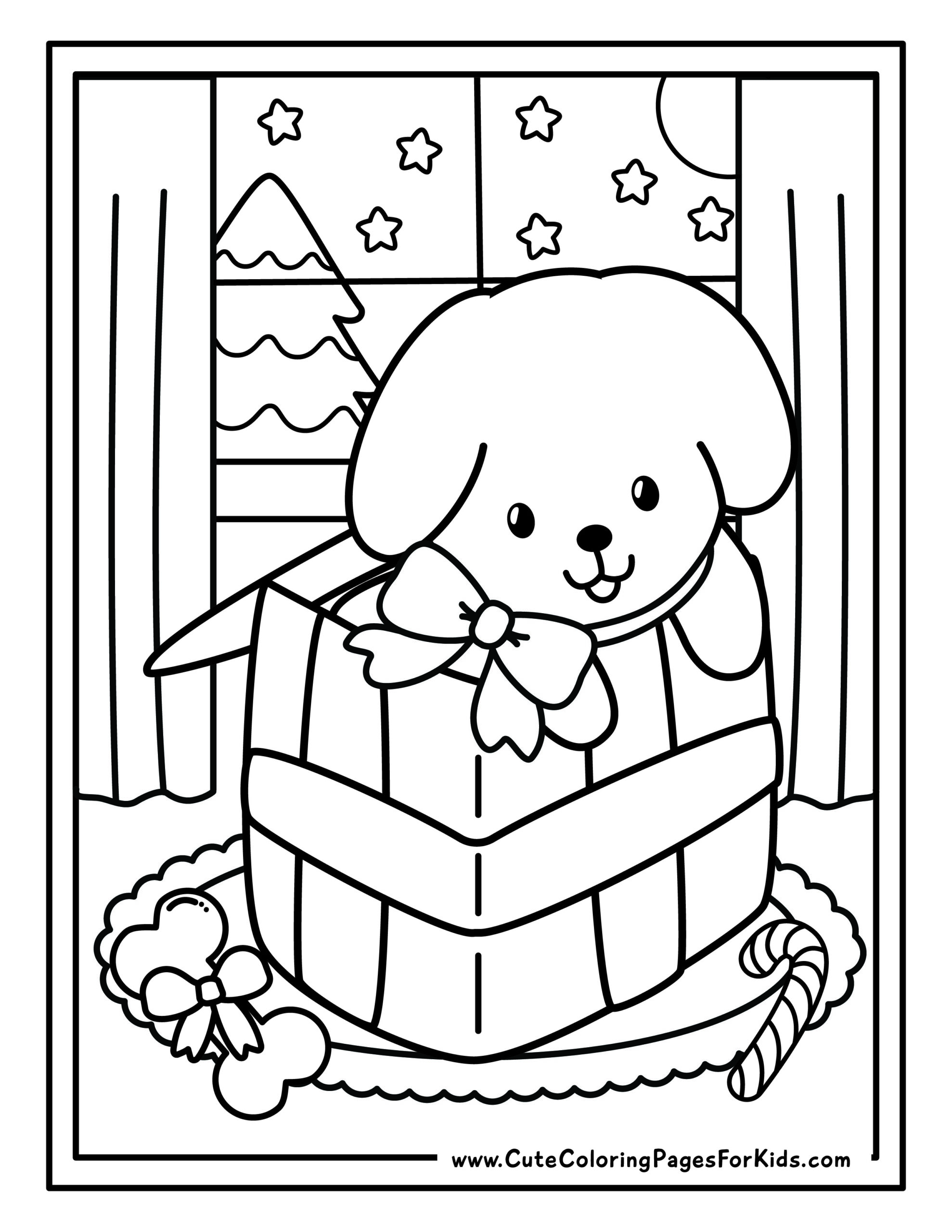 Christmas Coloring Pages: 25 Cute, Free Printable Downloads - Cute ...