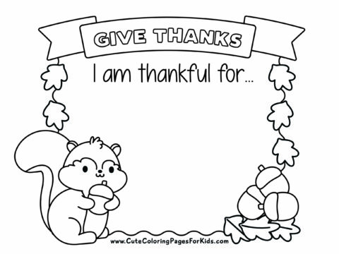 10 Thanksgiving Coloring Pages (Free Printable PDFs) - Cute Coloring ...