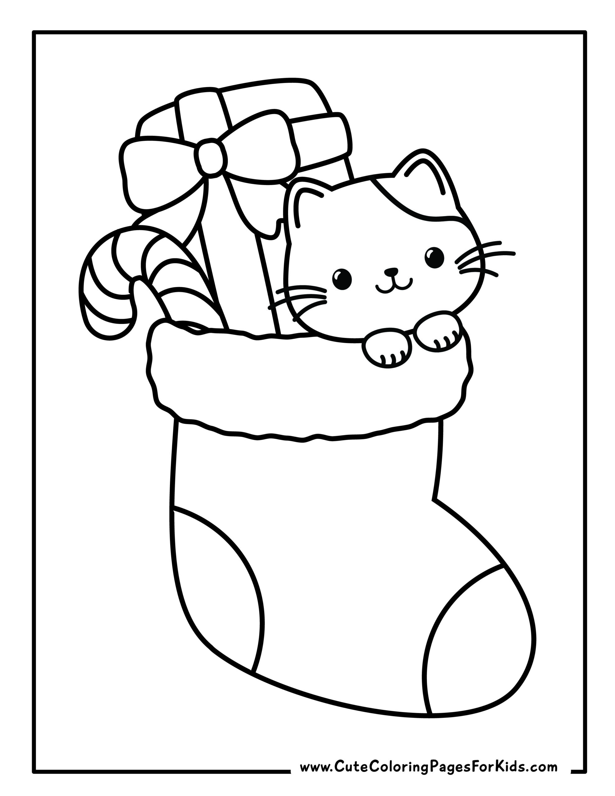 Christmas Coloring Pages: 25 Cute, Free Printable Downloads - Cute ...