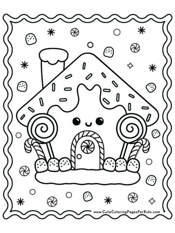 Christmas Coloring Pages: 25 Cute, Free Printable Downloads - Cute ...