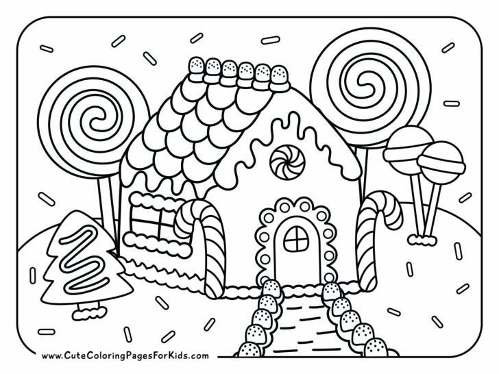 Christmas Coloring Pages: 25 Cute, Free Printable Downloads - Cute ...