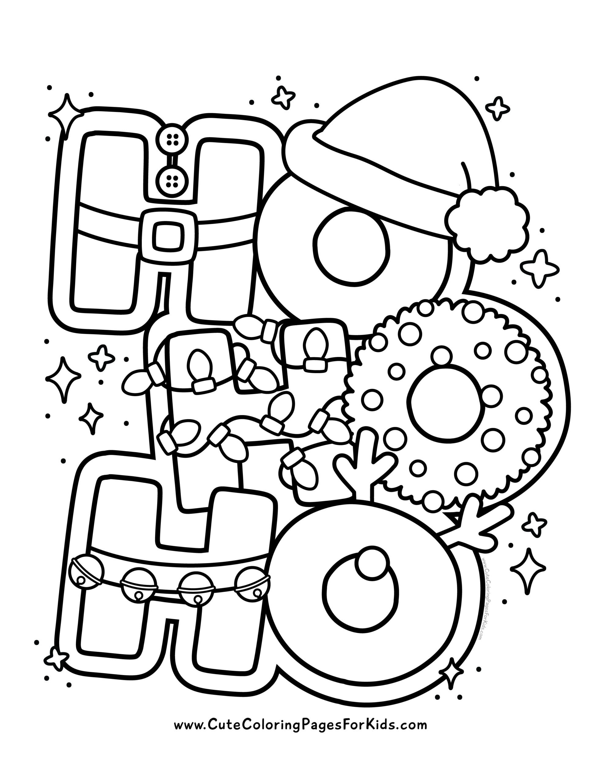 Santa Coloring Pages (Free Printable PDFs) - Cute Coloring Pages For Kids