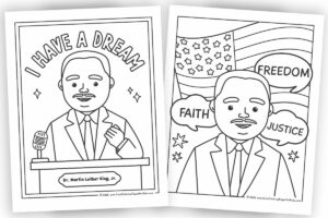 Martin Luther King Coloring Pages (Free Printable) - Cute Coloring ...