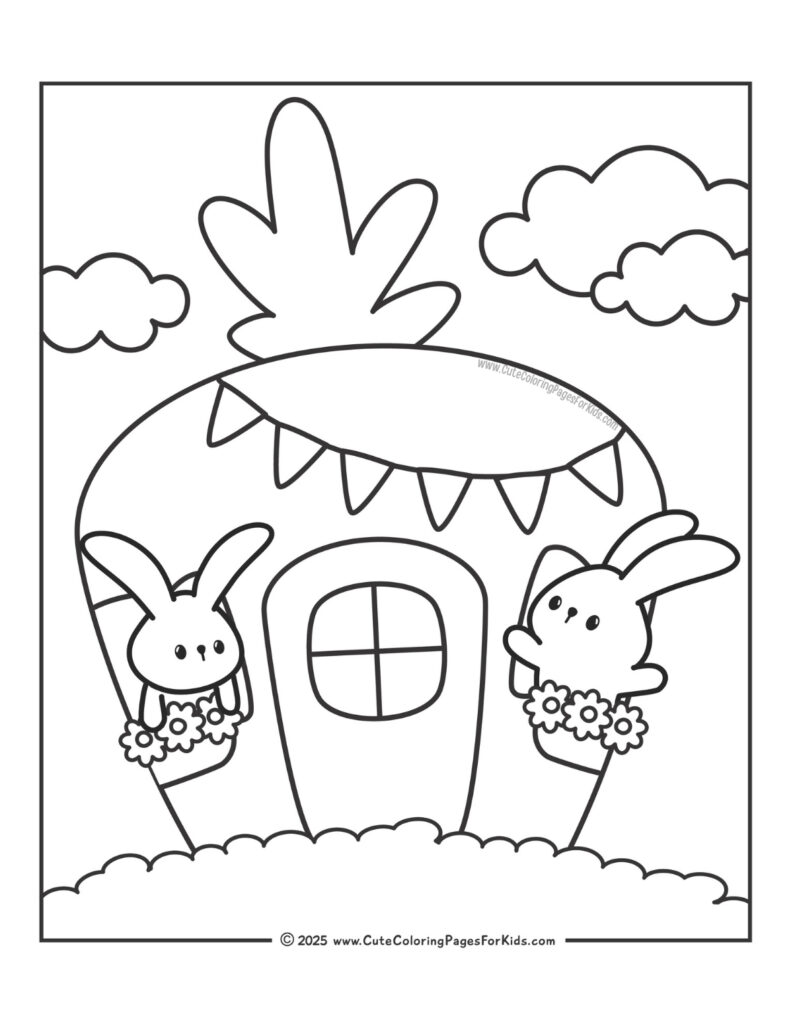 Bunny Coloring Pages (Free Printable PDFs) - Cute Coloring Pages For Kids