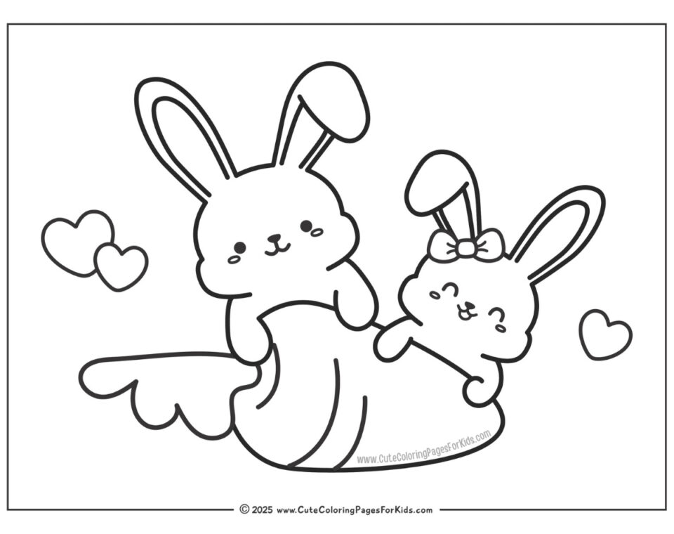 Bunny Coloring Pages (Free Printable PDFs) - Cute Coloring Pages For Kids