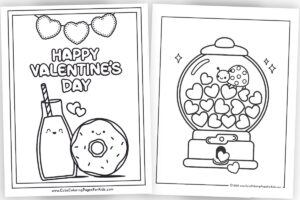 Valentine's Day Coloring Pages: Free Printable PDFs - Cute Coloring ...