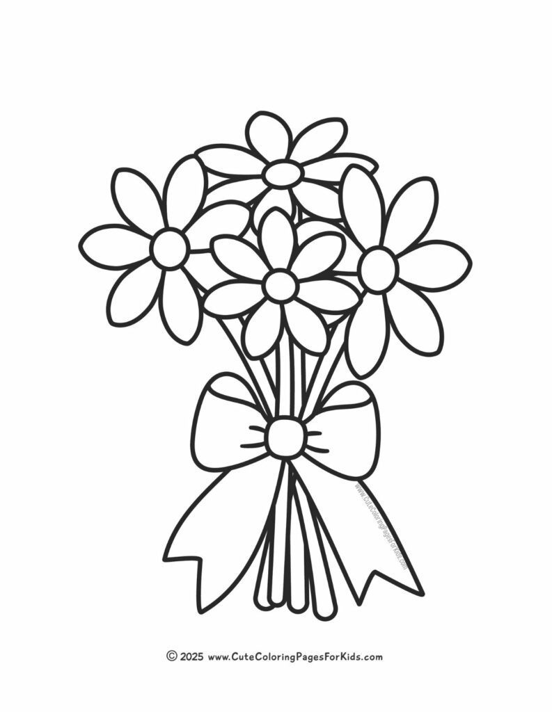 Flower Coloring Pages (Free Printable PDFs) - Cute Coloring Pages For Kids
