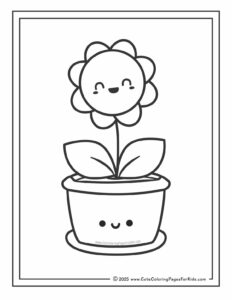 Flower Coloring Pages (Free Printable PDFs) - Cute Coloring Pages For Kids
