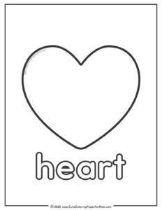 Heart Coloring Pages - Cute Coloring Pages For Kids