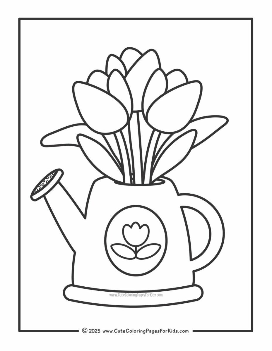 Flower Coloring Pages (Free Printable PDFs) - Cute Coloring Pages For Kids