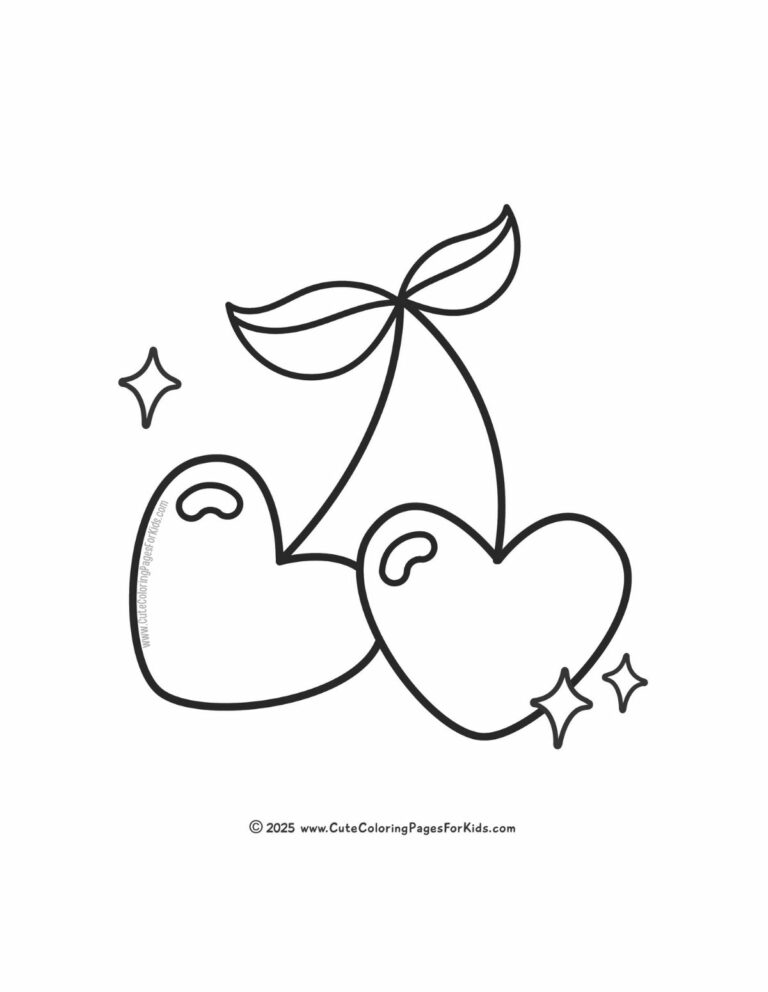 Heart Coloring Pages - Cute Coloring Pages For Kids