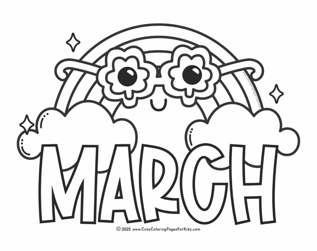 March Coloring Pages - Cute Coloring Pages For Kids