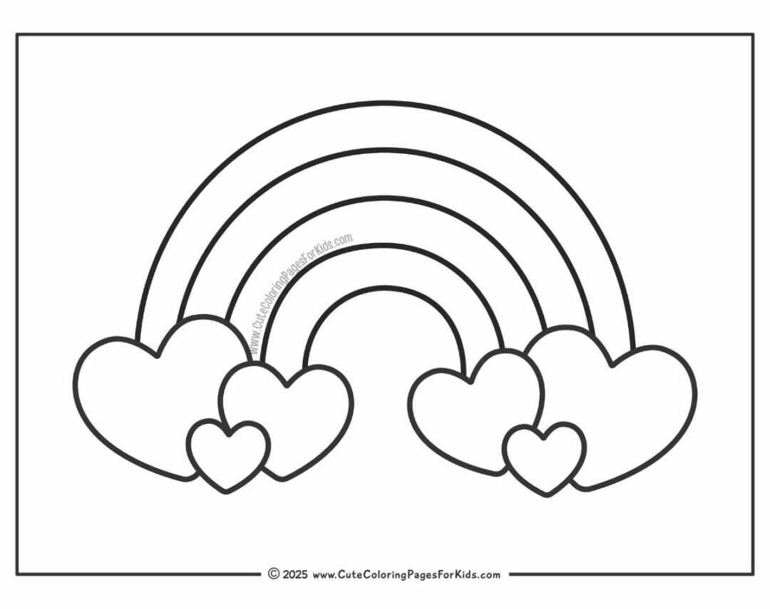Heart Coloring Pages - Cute Coloring Pages For Kids