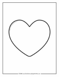 Heart Coloring Pages - Cute Coloring Pages For Kids