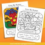 Spring Color-By-Number (Free Printable) - Cute Coloring Pages For Kids