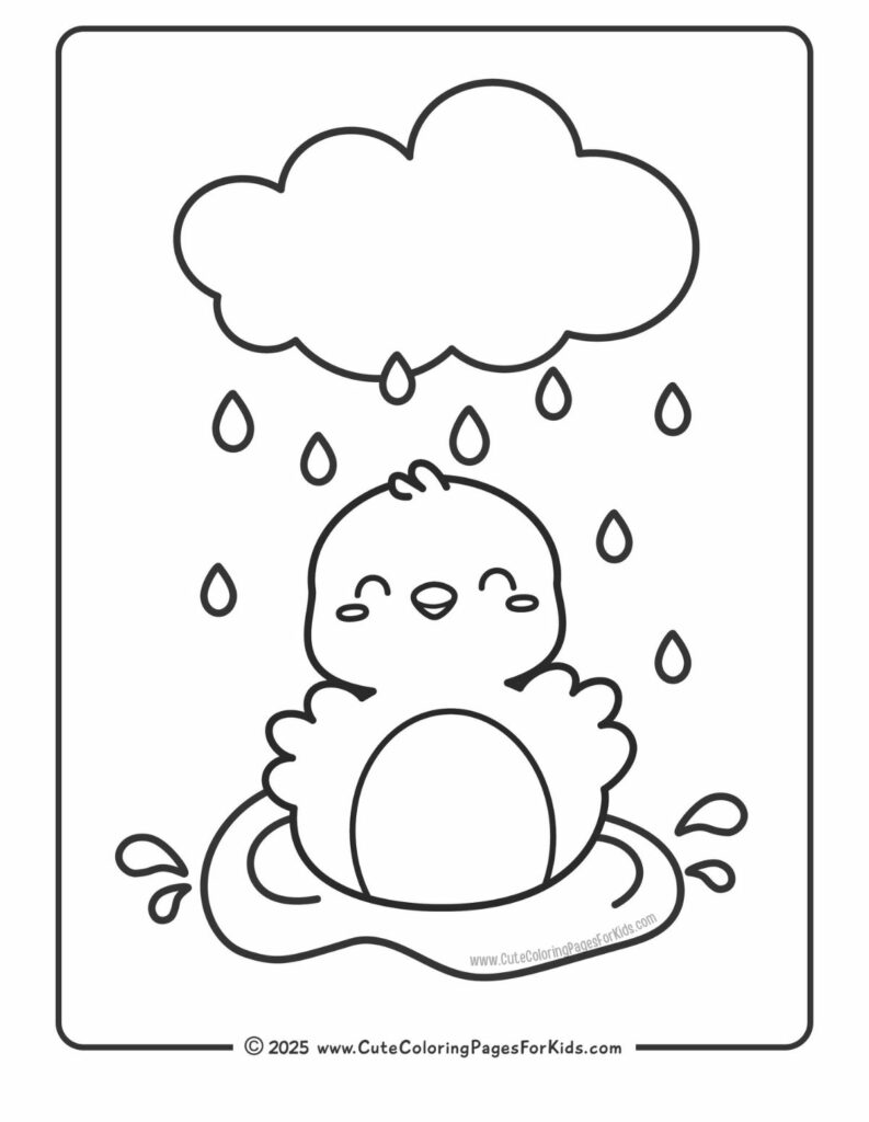 Rainy Day Coloring Pages (Free Printable PDFs) - Cute Coloring Pages ...