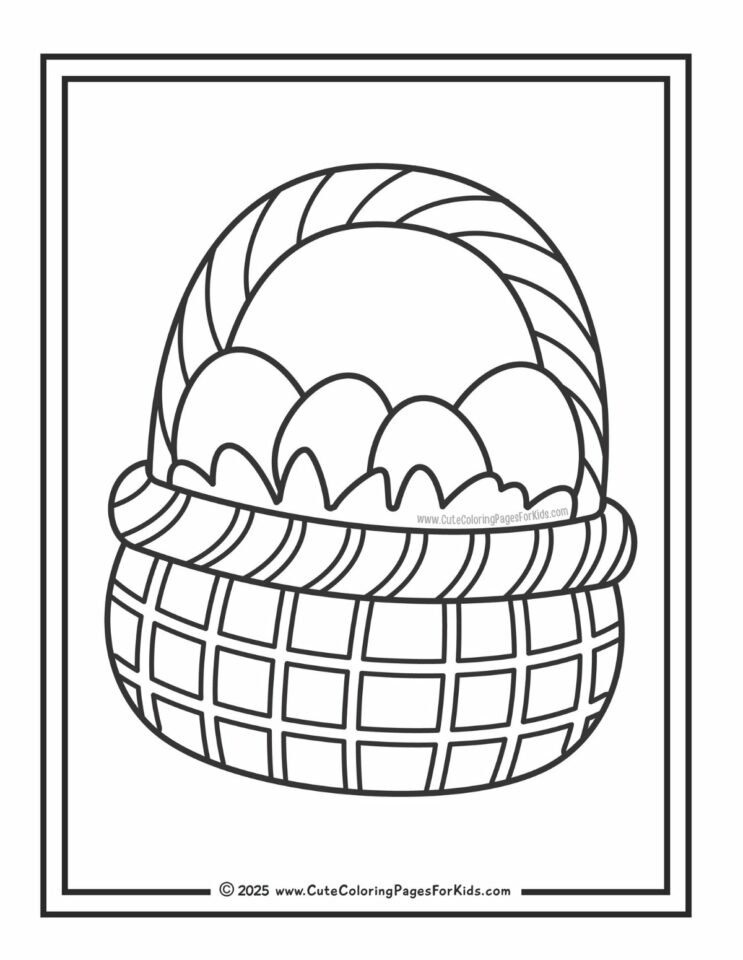 Easter Coloring Pages (Free Printable PDFs) - Cute Coloring Pages For Kids