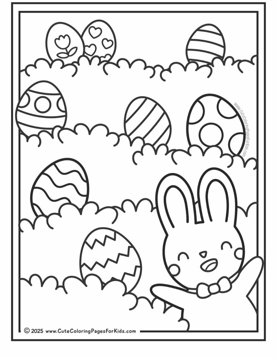 Easter Coloring Pages (Free Printable PDFs) - Cute Coloring Pages For Kids