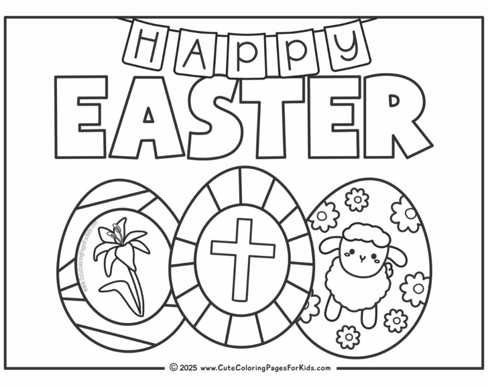 Easter Coloring Pages (Free Printable PDFs) - Cute Coloring Pages For Kids