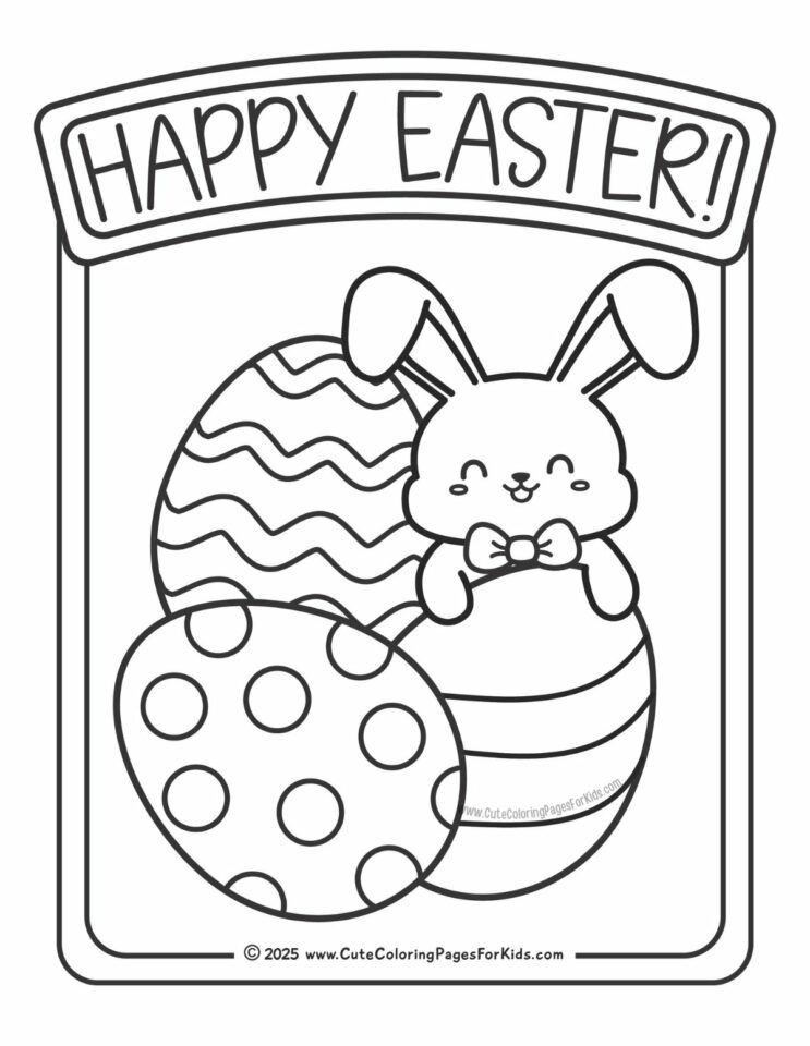Easter Coloring Pages (Free Printable PDFs) - Cute Coloring Pages For Kids