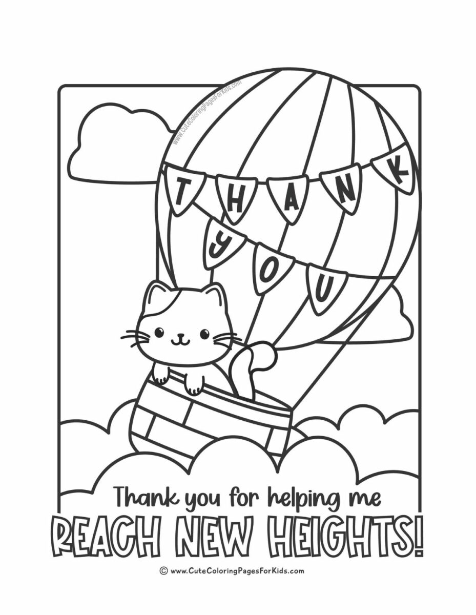 Teacher Appreciation Coloring Pages (FREE Printable PDF Downloads ...
