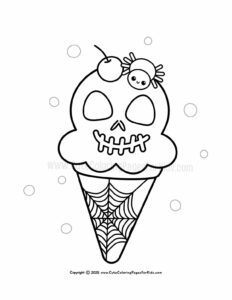 Summerween Coloring Pages (Free Printable PDF) - Cute Coloring Pages ...
