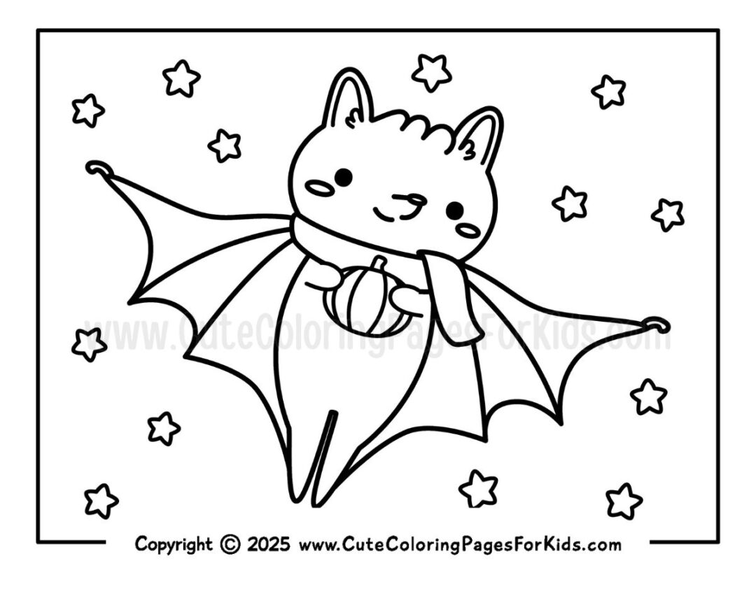 Bat Coloring Pages (Free Printable PDFs) - Cute Coloring Pages For Kids