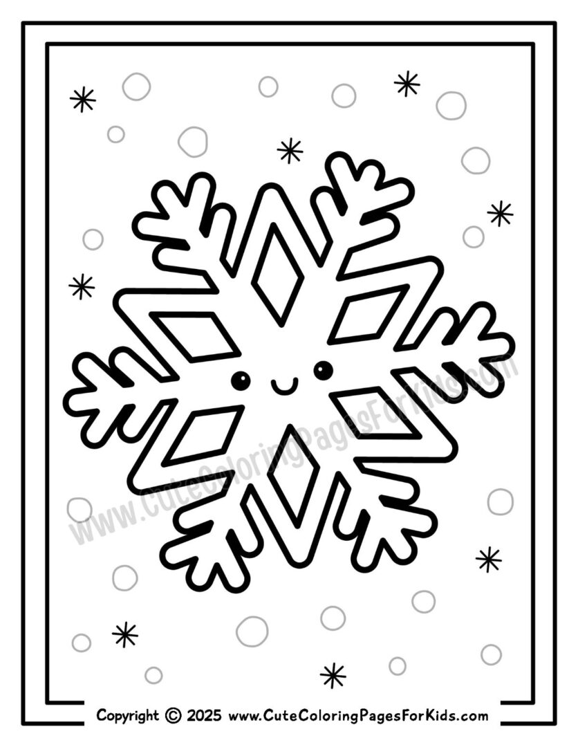 Winter Coloring Pages (Free Printable PDF Download) - Coloring Feel