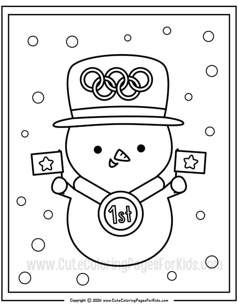 Winter Olympics Coloring Pages: 7 Free Printable PDFs - Coloring Feel
