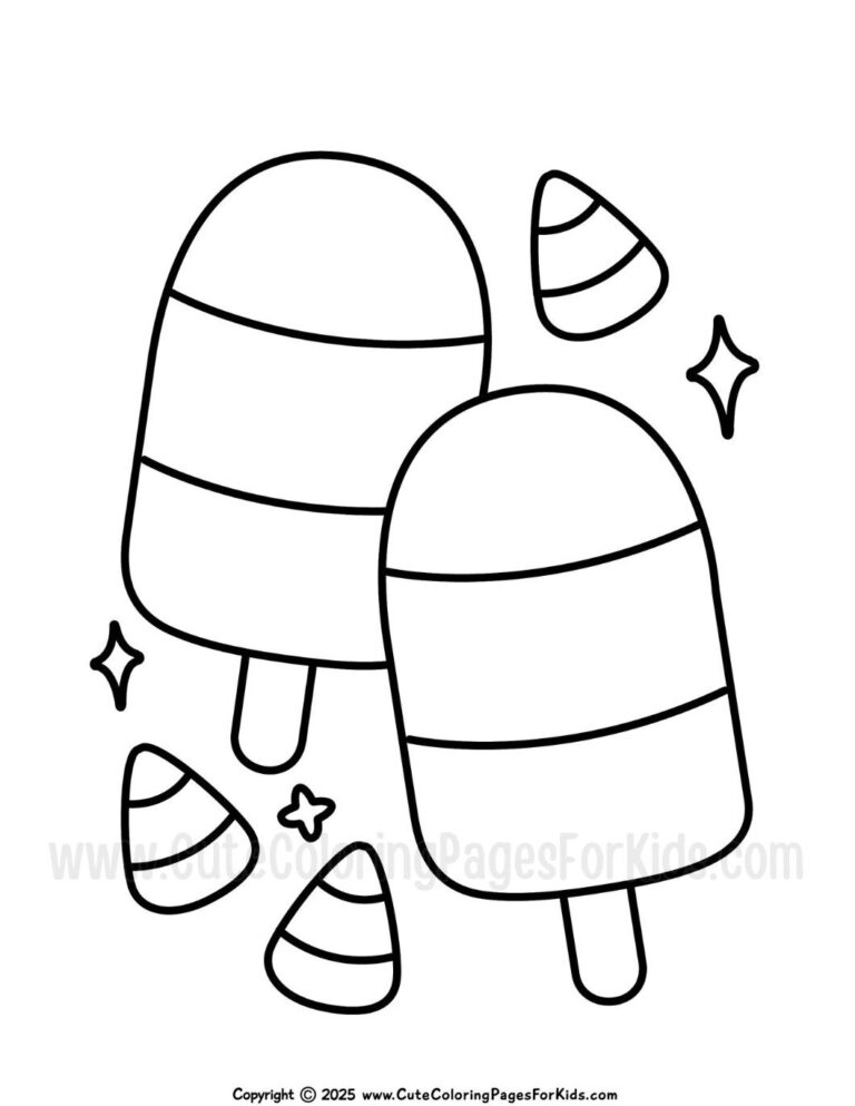 Summerween Coloring Pages (Free Printable PDF) - Cute Coloring Pages ...